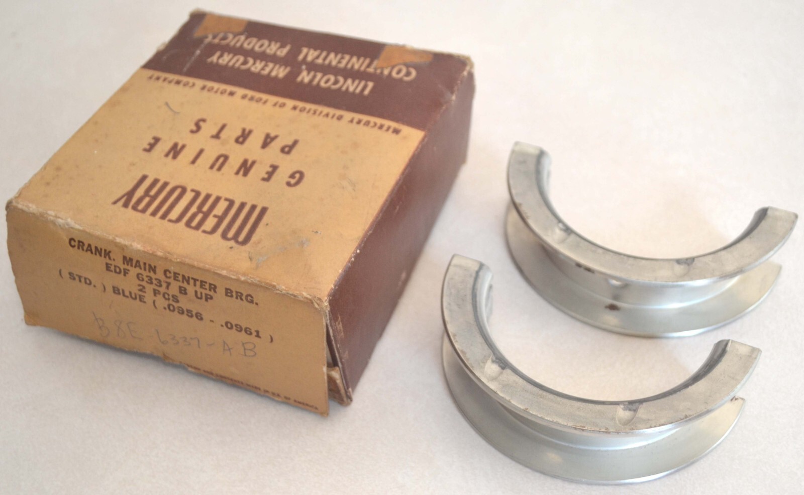NOS 1958 Edsel 410 Crankshaft Main Center Bearing, E475 Engine EDF-6337 ...