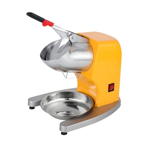 SOGA Yellow Ice Shaver Electric Stainless Steel Ice Crusher Slicer ...