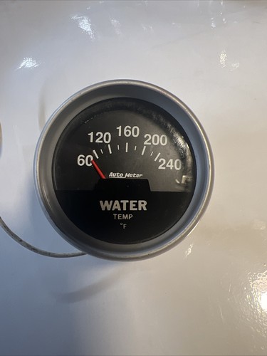 Auto Meter Water Temp Gauge 60-240 2 5/8 | eBay
