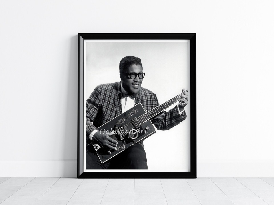 1957 BO DIDDLEY with Gretsch Guitar, Twang Machine, Vintage Photo ...