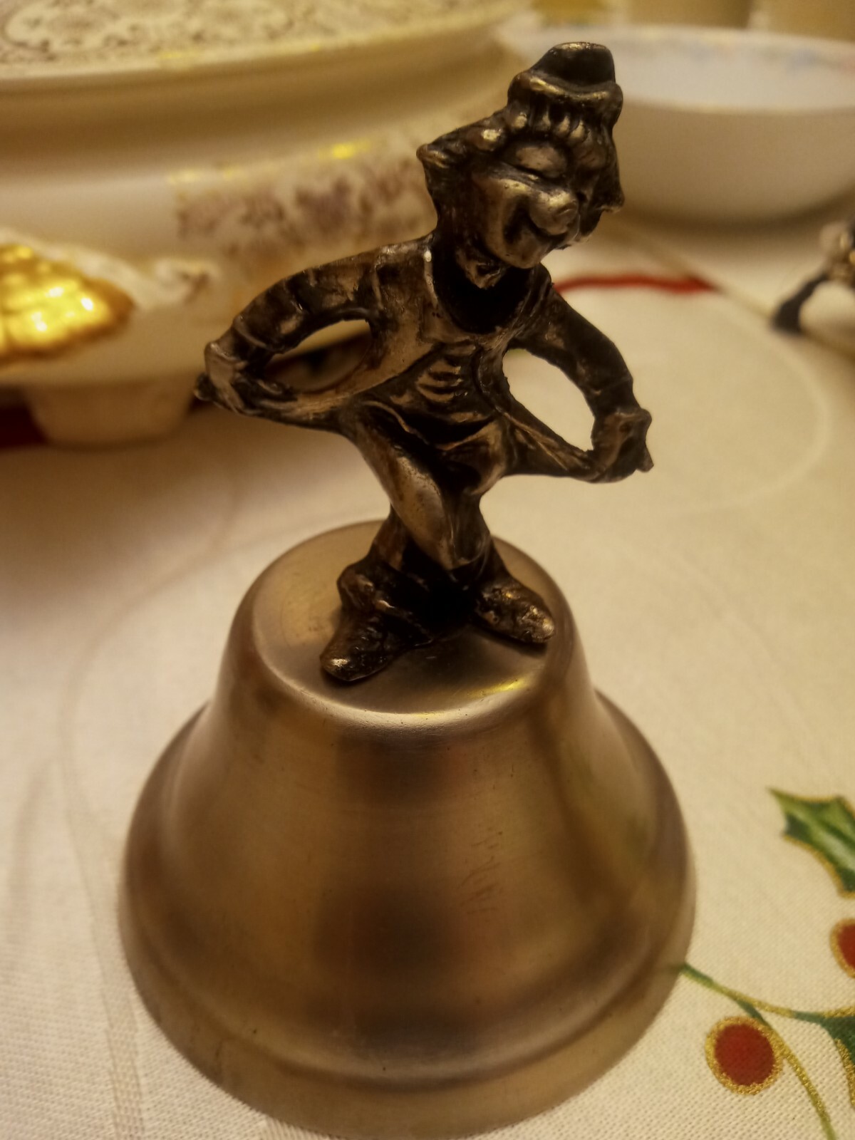 Vintage Pewter Clown Bells Set Of 2 | eBay