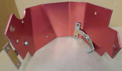 TCI 970000 SFI Trans Shield, Red Aluminum, GM Powerglide, W/Hdw, Out Of ...