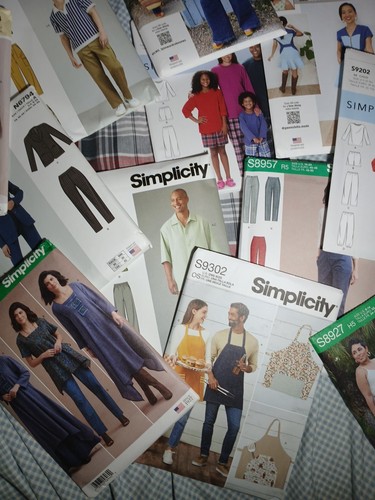 Lot 12 Sewing Patterns Simplicity Butterick Know Me New | eBay