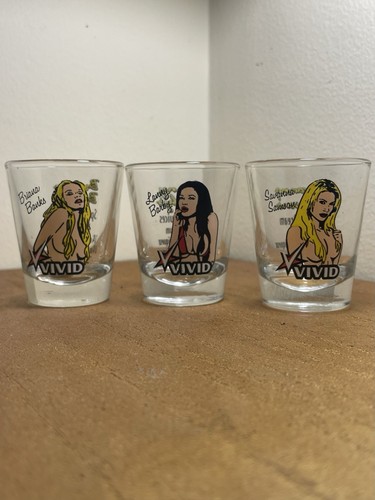 Y2K Vivid Entertainment Shot Glasses Brianna Banks Lanny Barby Savanna ...