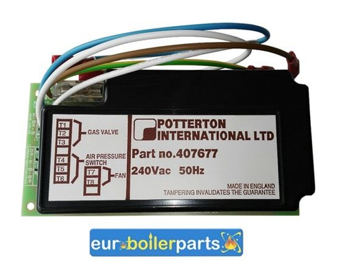 Potterton Prima 30F 40F 50F 60F 80F 100F Replacement Pcb 407677 Brand ...