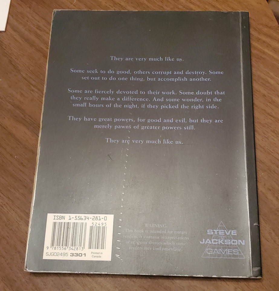 Core Rulebook - In Nomine Role Playing Game | eBay