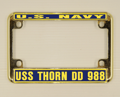 USS THORN DD 988 License Plate Frame U S Navy USN Military Car-Truck ...