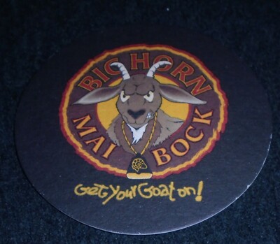 Cool Big Horn Mai Bock Beer Vintage Beer Coaster | eBay