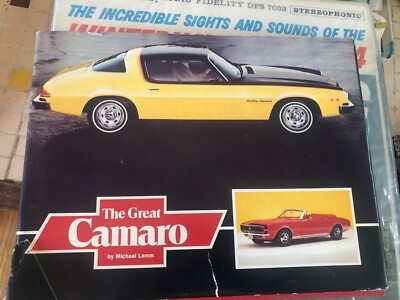 The Great Camaro Book By Michael Lamm SS RS RALLEY Z28 | eBay
