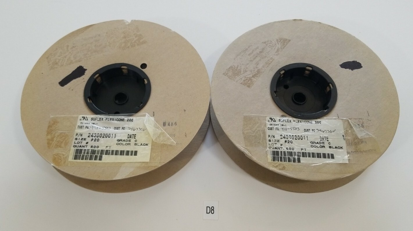 *NEW* LOT OF 2 Suflex Flexicone 200 2430020011 500' Rolls Size 20 Grade ...