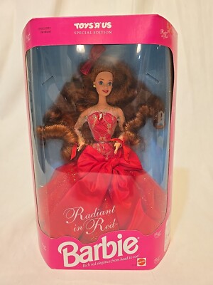BARBIE RADIANT IN RED TOYS R US EXCLUSIVE DOLL MATTEL SPECIAL EDITION ...