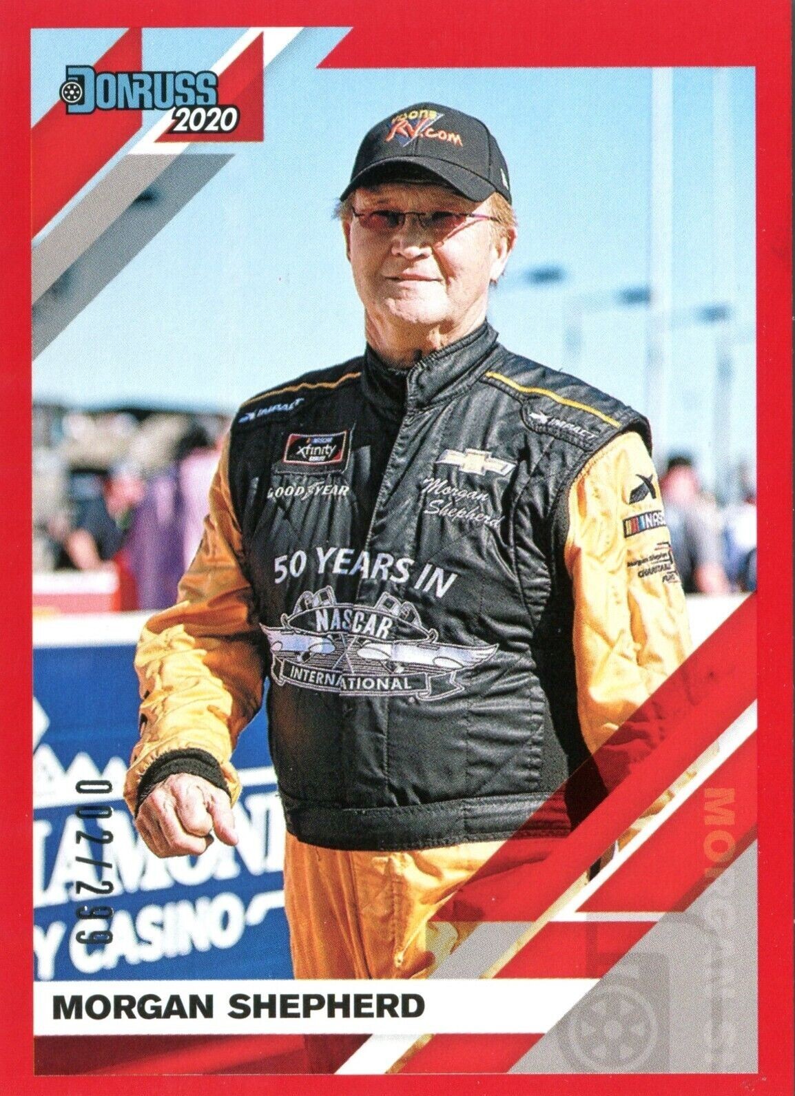 2020 Panini Donruss NASCAR - Morgan Shepherd #70 Red /299 for sale ...