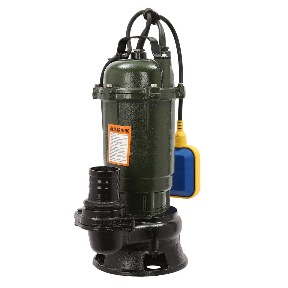 0.37KW(0.5HP) Submersible Basement Sewer Pump Sump Ejector Pump H Max ...