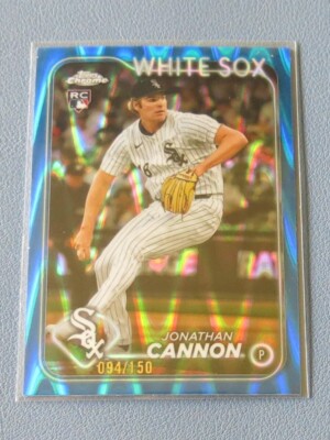 2024 Topps Chrome Update #USC12 Jonathan Cannon RC Blue RayWave ...