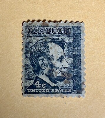 🔥Abraham Lincoln 4 Four Cent Black Stamp Vintage Civil War Era | eBay