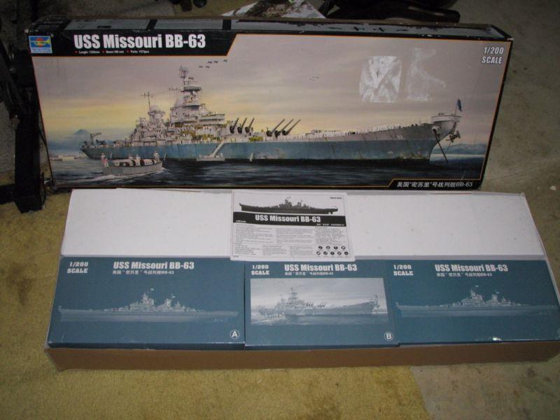 Trumpeter 03705 1/200 USS Missouri BB-63 Battleship Warcraft Model ...