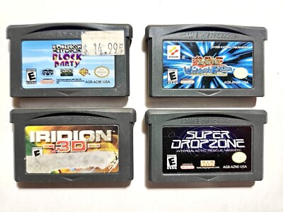 Game Boy Advance GBA Bundle Lot🔥Authentic Works Yugioh Iridion Block ...