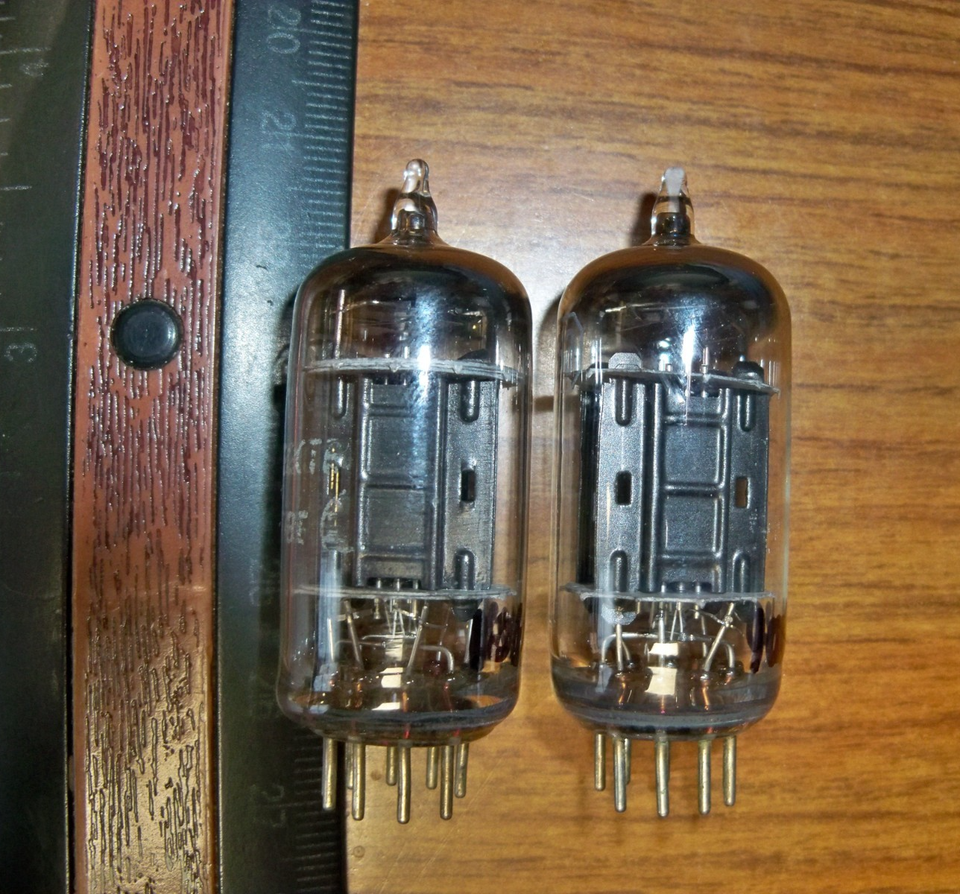 2 Strong RCA Long Black Plate D Getter with Foil Strip 5963 Tubes | eBay