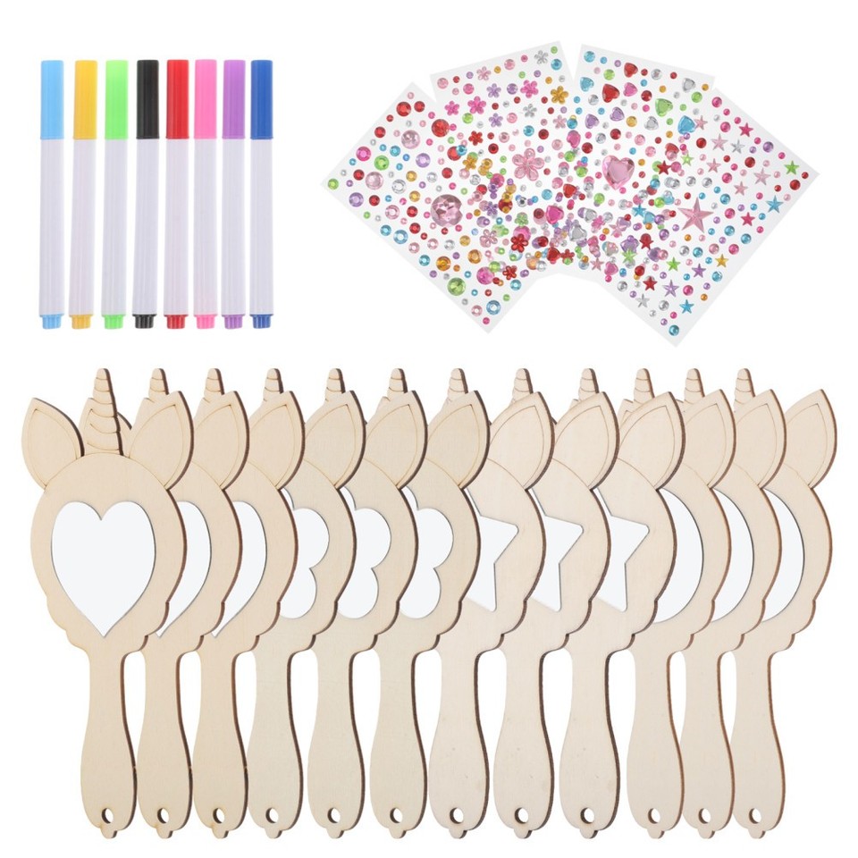 Makeup Mirror Diy Materials Small Mirrors for Crafts Delicate Hand ...