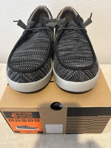 Volcom Gray Knit Mocassin Slippers with Rubber Sole Steel Toe/Size 10 ...