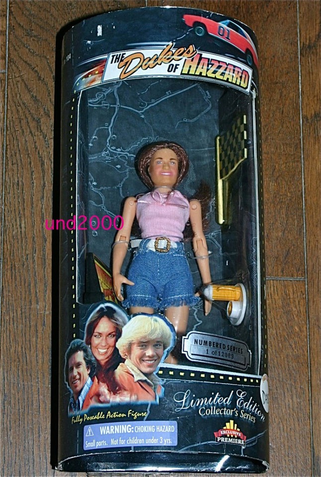 Exclusive Premiere Explosive Duke Dukes of Hazzard Figure Set of 3 Bo ...