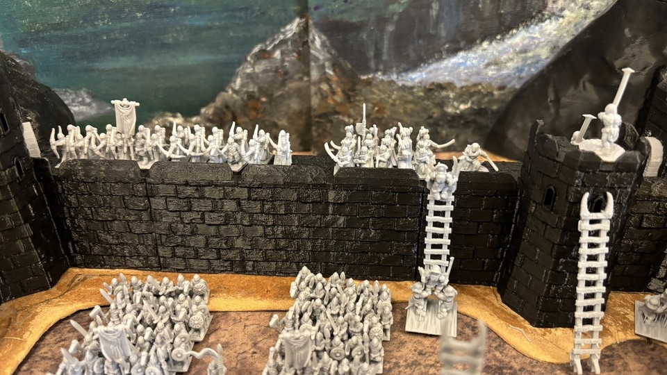 Battle For The Mountain Keep - 10mm set Warmaster | eBay