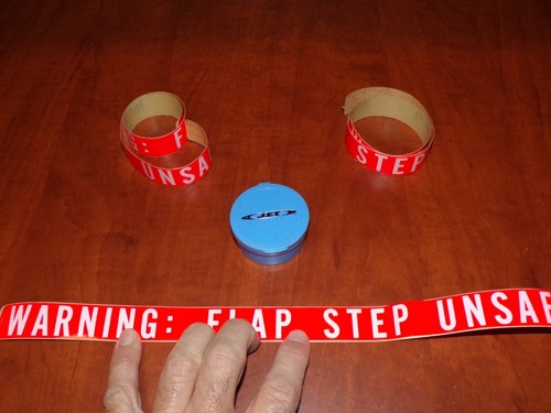 JET Decals: Warning Flap Step Unsafe (Sale for 3) | eBay