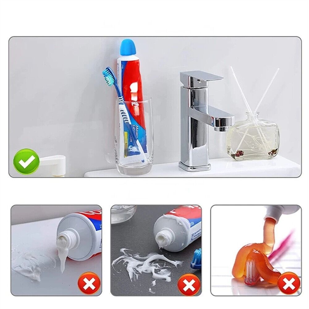 Cleaning Toothpaste Cap Dust Self-sealing Squeezer | eBay
