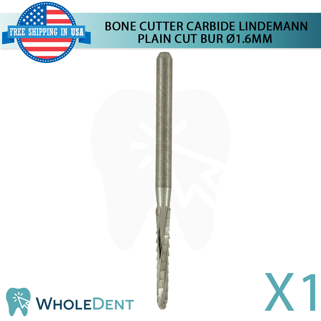 FG Bone Cutter Carbide Lindemann Bur Ø1.6mm Dental Handpiece Plain Cut ...