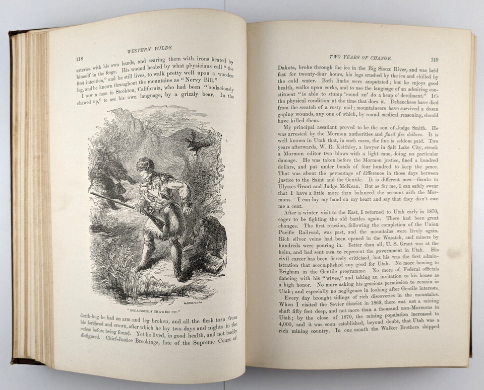 Western Wilds And The Men Who Redeem Them J H Beadle First Edition 1877 ...