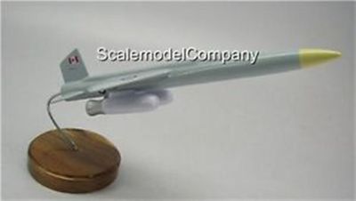 CIM-10 Bomarc Canada Rocket Mahogany Kiln Dry Missile Wood Model Small ...