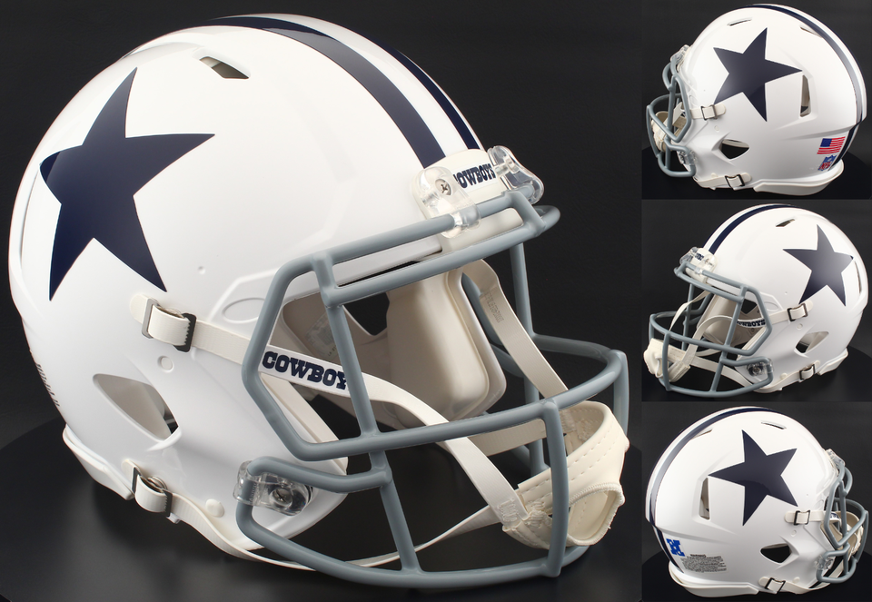 DALLAS COWBOYS NFL Riddell Speed AUTHENTIC Throwback Football Helmet | eBay