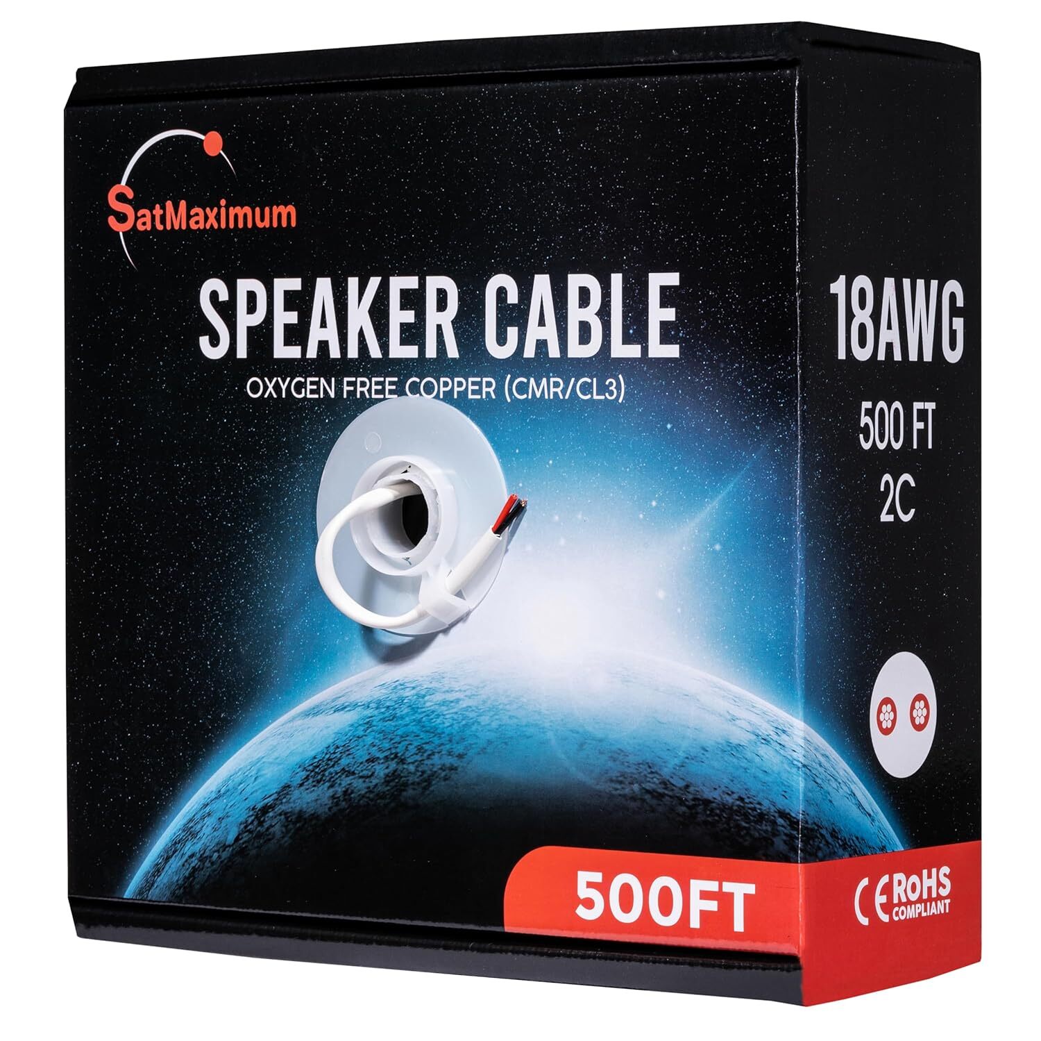 Speaker Cable Oxygen Free Copper CL3 CMR Rated 18AWG 16AWG 14AWG Low ...