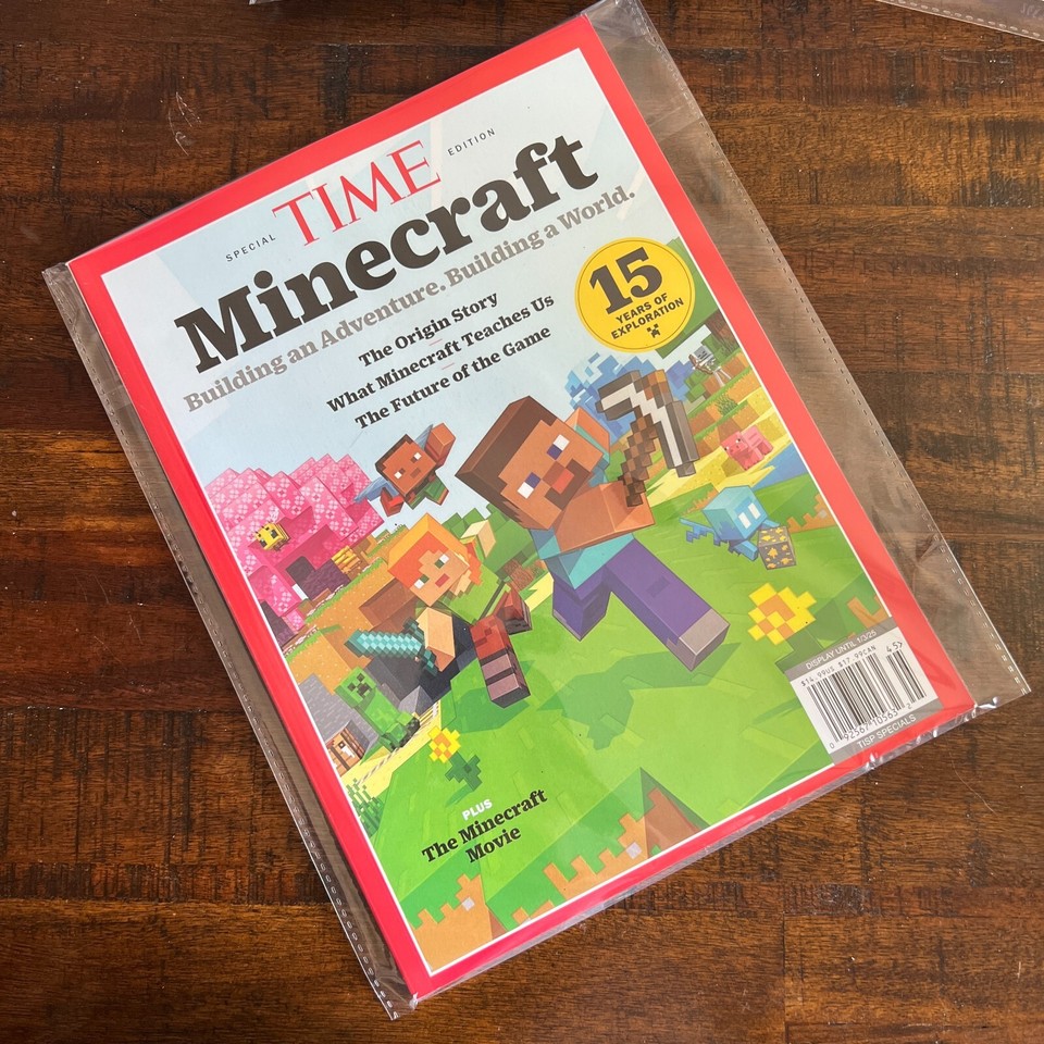 Minecraft Time Magazine Special Edition - 15 Years Of Exploration Movie ...