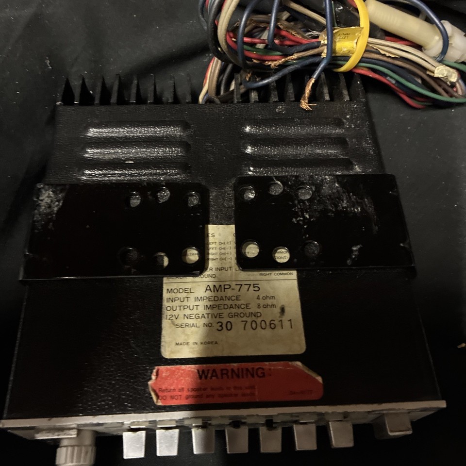 Vintage AVX by AUDIOVOX AMP-775 Graphic Equalizer Amplifier UNTESTED | eBay