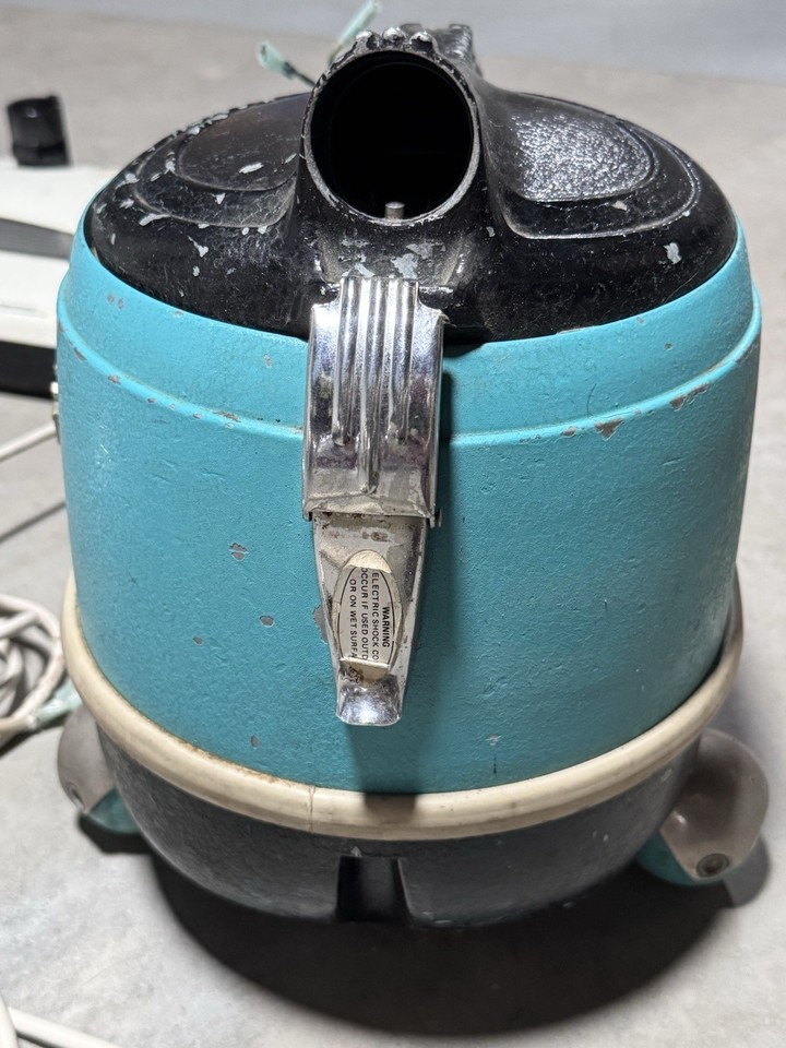 INTERSTATE COMPACT ELECTRA Model C-6 Canister VACUUM Working Turquoise ...