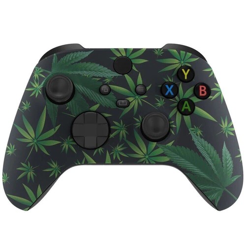 Custom Soft Touch Weed Leaf Wireless Controller Compatible with Xbox ...