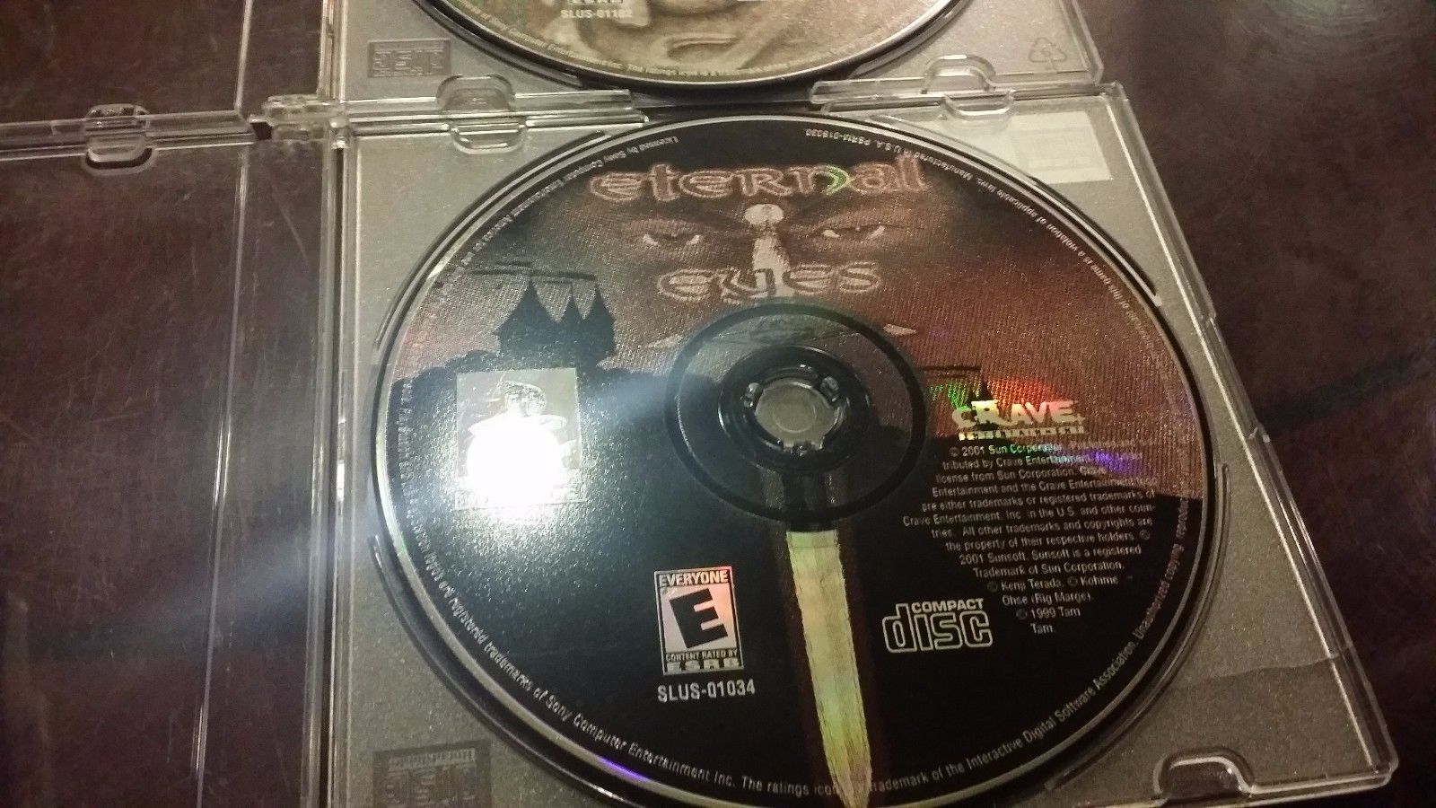ETERNAL EYES --- PLAYSTATION PS1 2000 disk only 650008199154| eBay
