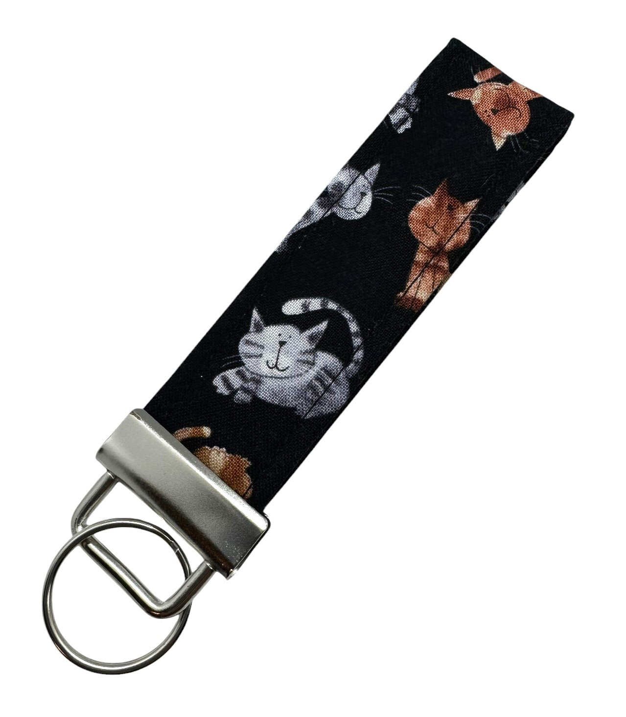 Kitty Cat Key Chain, Cute Kityten Key Fob, Fabric Cat Keychain | eBay