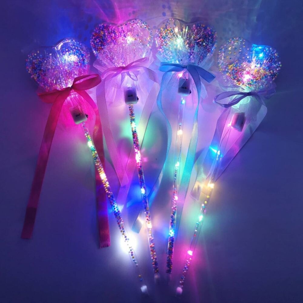 Props Light-up Magic Ball Wand Rave Toy LED Magic Fairy Stick Glow ...