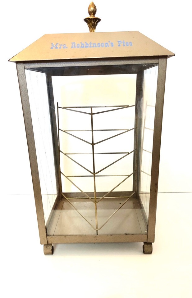 Vintage Mrs. Robbinsons Restaurant Pies Table Talk Counter Display Case ...