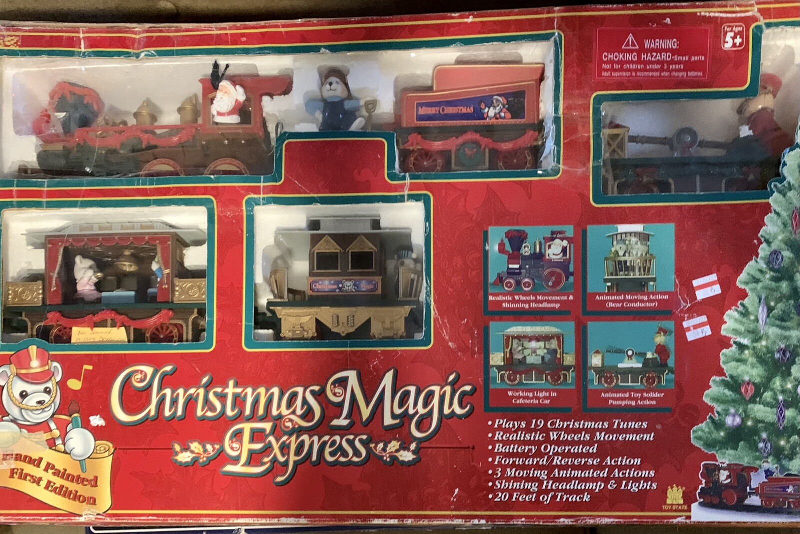 Vintage Christmas Magic Express Train Set 1996 First Edition 5430 Pick ...