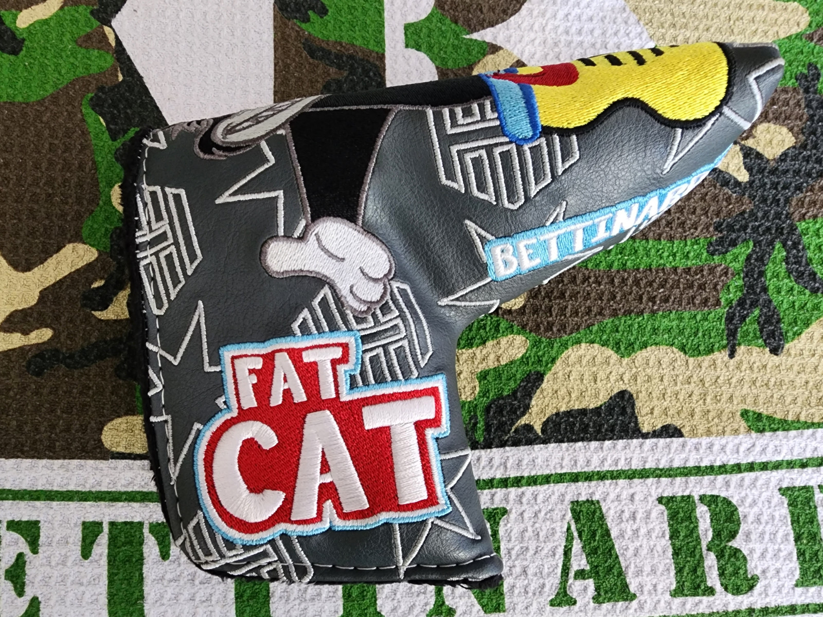 Rare Bettinardi Fat Cat Tour Department Hive Putter Headcover Golf Head ...