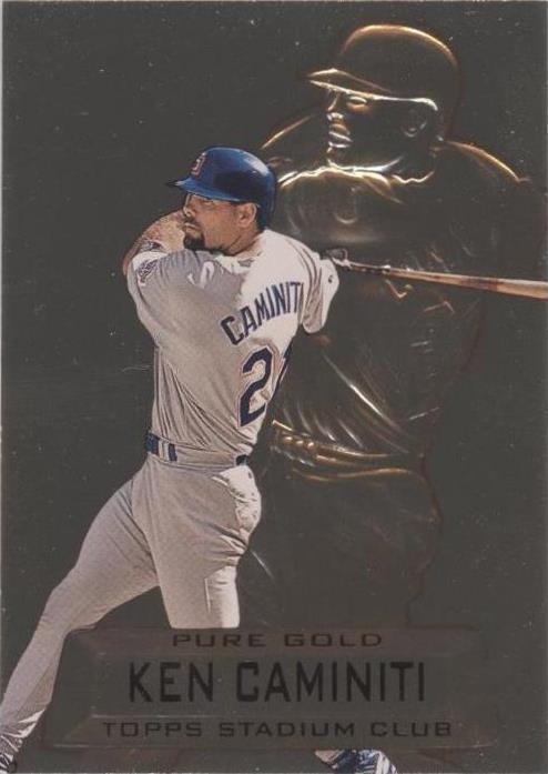1997 Topps Stadium Club - Pure Gold Ken Caminiti #PG 12 Members Only ...