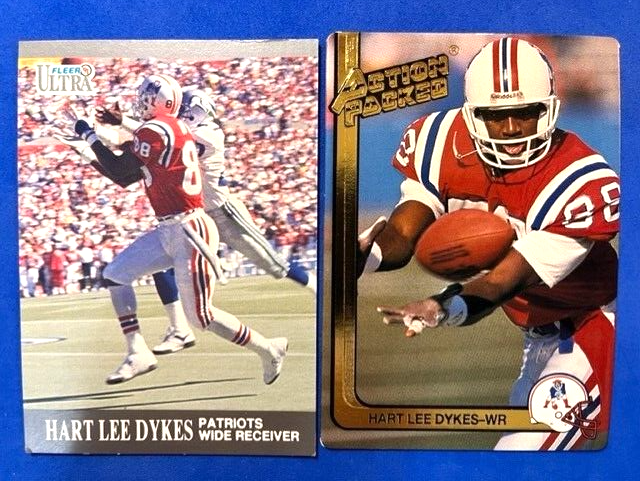 NFL - Hart Lee Dykes 1991 Fleer Ultra & 1991 Hi-Pro Action Packed ...