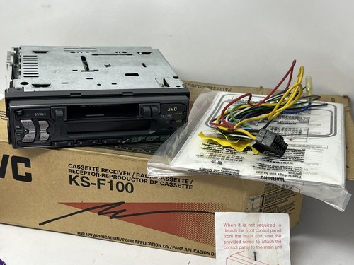 JVC KS-F100 CAR STEREO CASSETTE PLAYER Receiver 140 Watts - Untested ...