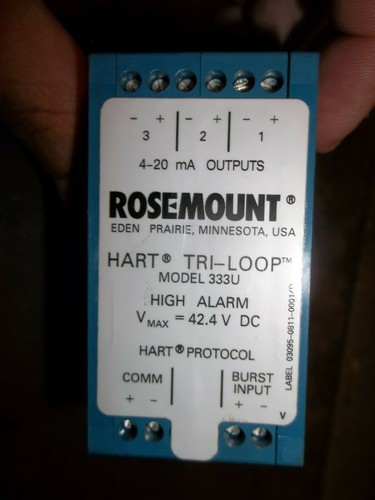 ROSEMOUNT HART TRI LOOP 333UC2N307 SIGNAL CONVERTER (178-1) | eBay