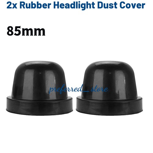 2x Rubber Headlight Dust Cover Boot Caps Compatible with F150 2015 2016 ...