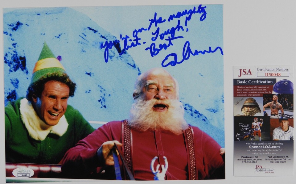 Ed Asner Autograph JSA 8 x 10 Signed Photo Elf Santa | eBay