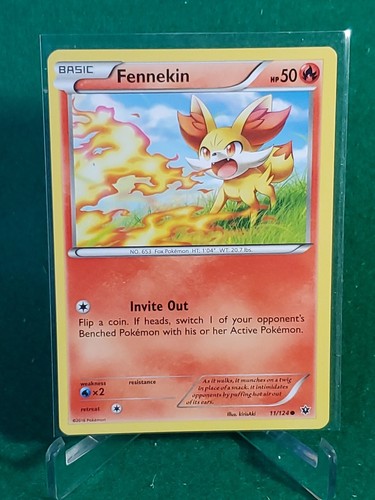 2016 Pokémon Fennekin #653 Basic 11/124 HP50 Evolve Fox | eBay